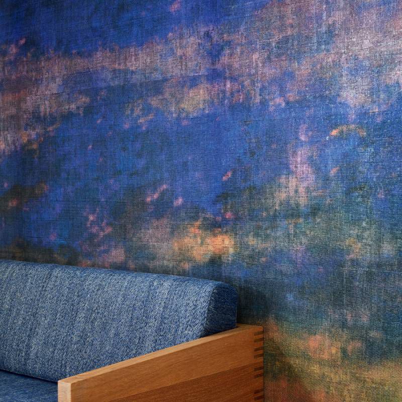 Contemporary wallpaper - Éternité - Elitis - vinyl / patterned / fabric ...