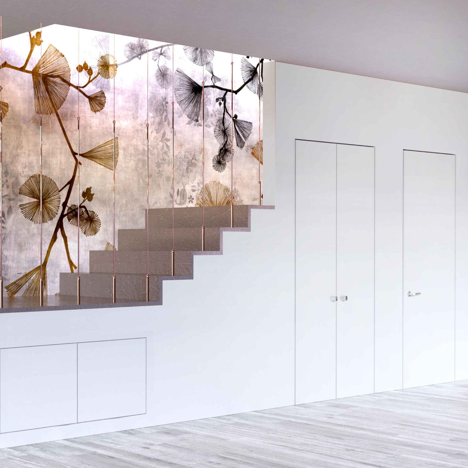 Interior door - ZERO-WALL SYSTEM -HIDE - AGOPROFIL S.p.A - MDF / swing ...