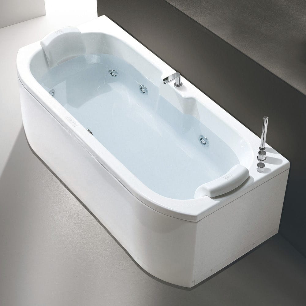 Free-standing bathtub - DUO - HAFRO srl - acrylic / double / hydromassage