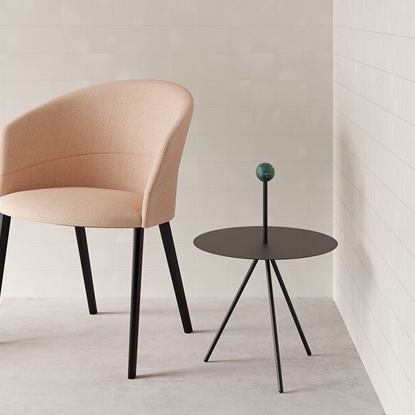Contemporary side table - TRINO - Viccarbe - powder-coated steel ...