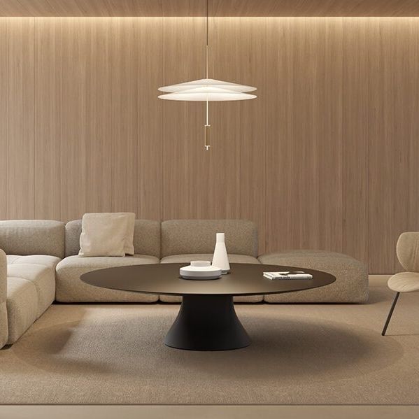 Contemporary coffee table - CAMBIO - Viccarbe - lacquered MDF / HPL ...