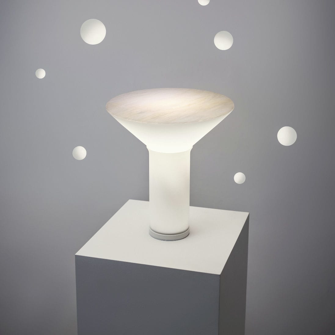 Table lamp - ERA ER01 - a emotional light - glass / contemporary / wireless