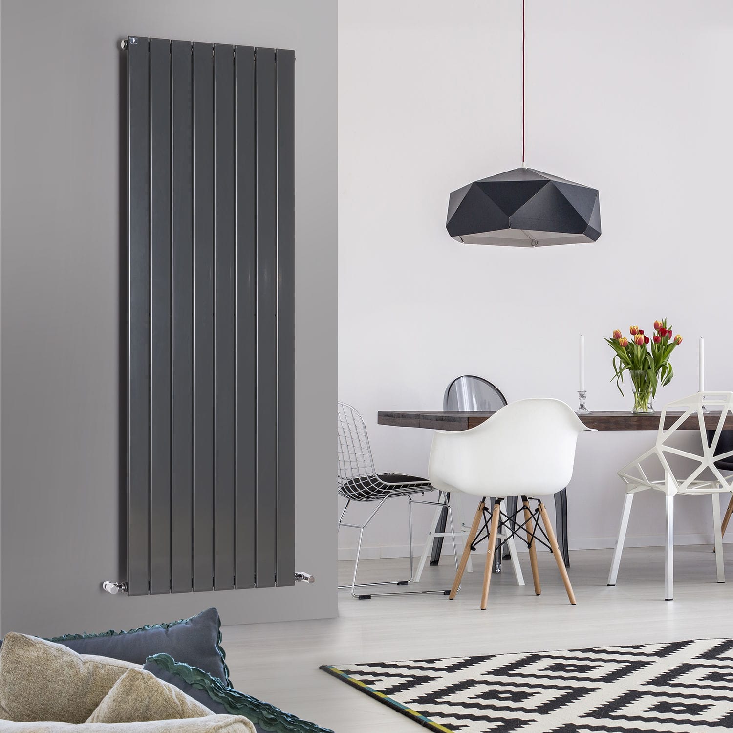 Hot water radiator - Flyline - DELTACALOR - 751 w...1000 w / 1001 w ...