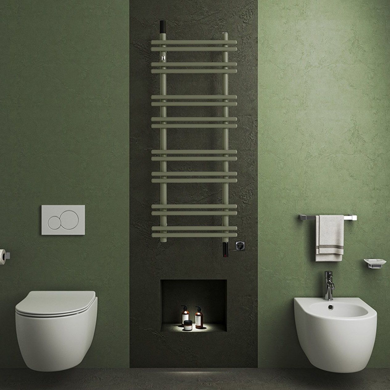 Electric towel radiator - HOT POP - DELTACALOR - 300 w / 600 w ...