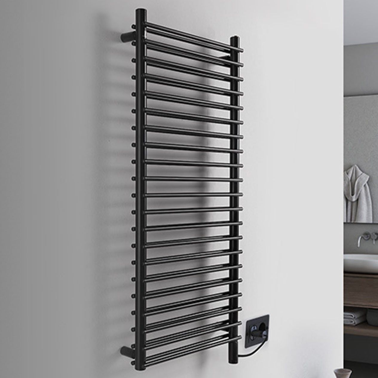 Electric towel radiator - FOX13 - DELTACALOR - infrared / 300 w / 600 w