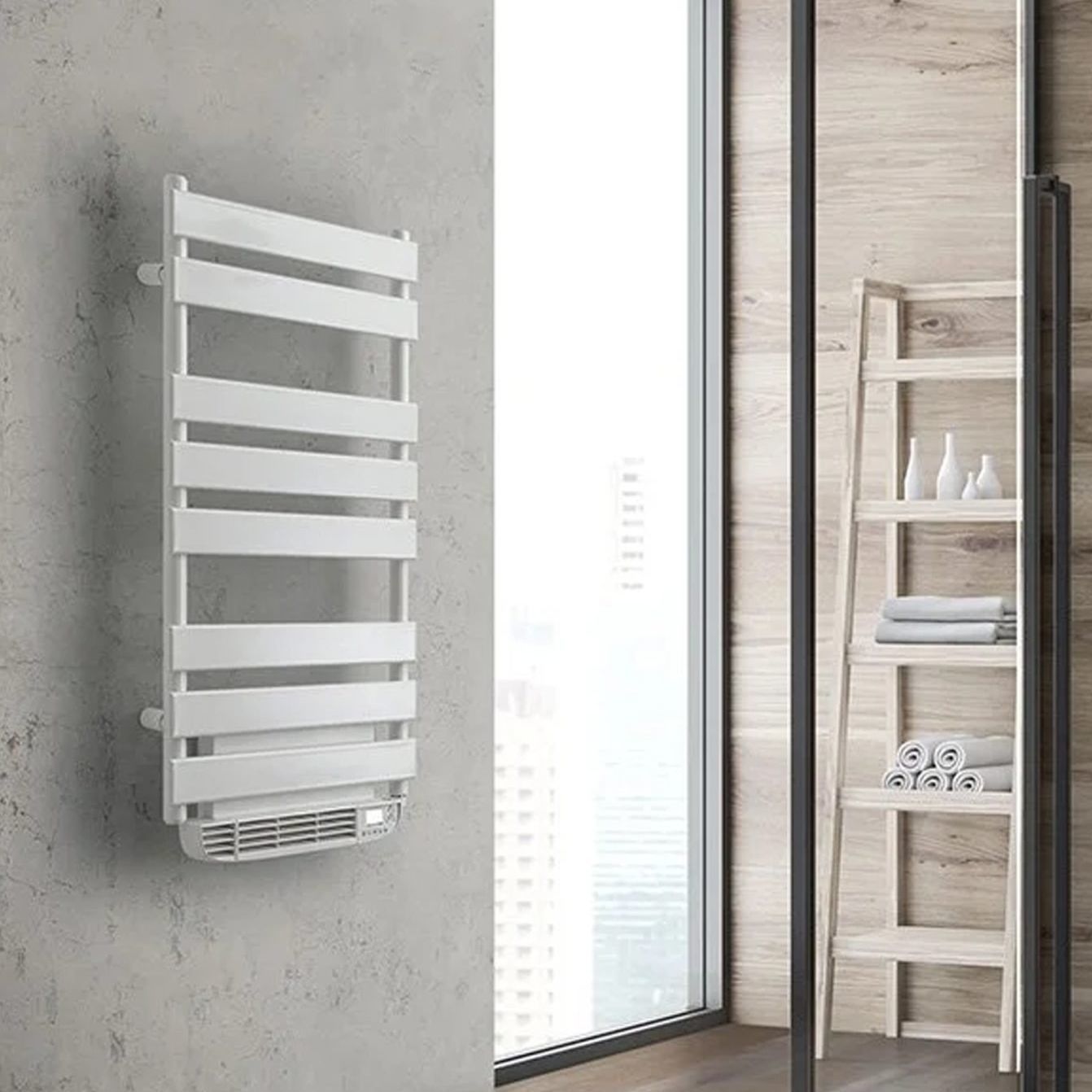Electric towel radiator - Vento - DELTACALOR - 1500 w / contemporary ...