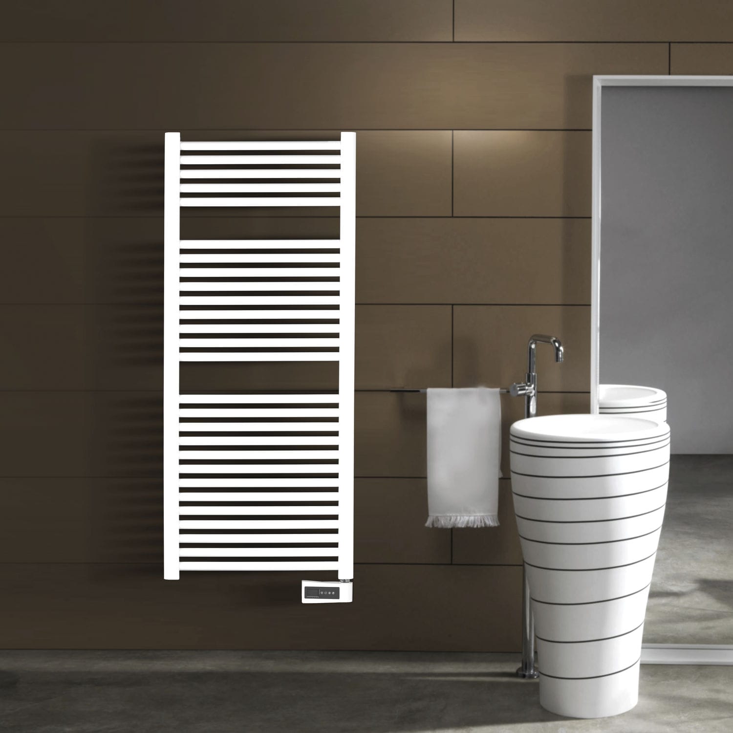 Electric towel radiator - Electro Plus - DELTACALOR - 500 w / 750 w ...