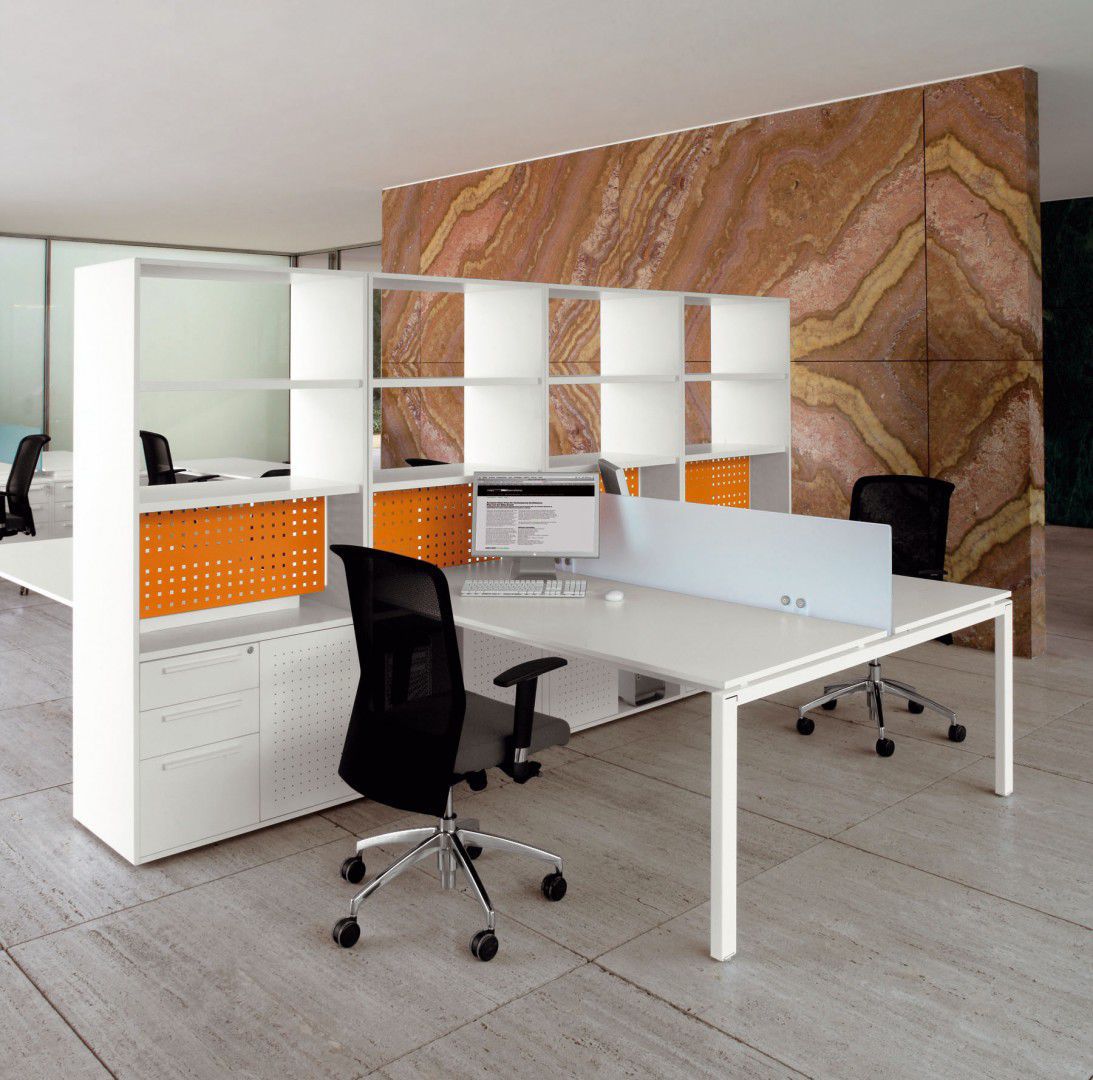 Workstation desk - CARTESIO - Arlex - contemporary / wooden / laminate