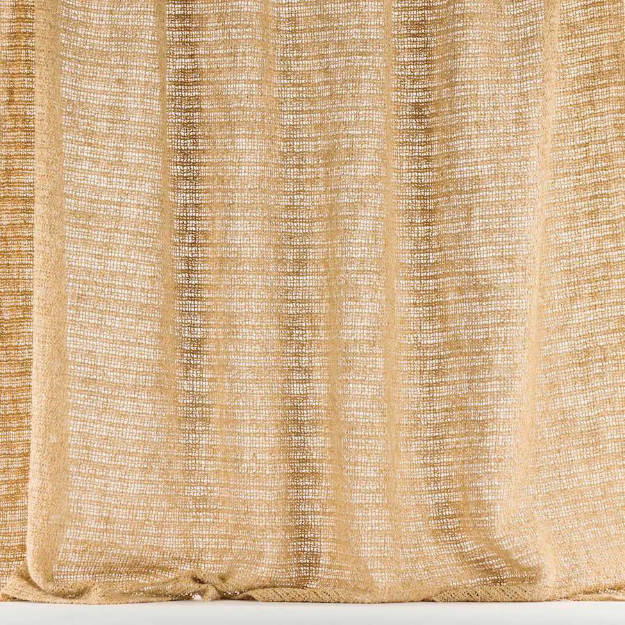 Plain sheer curtain fabric - TATA - Larsen - wool / linen / viscose
