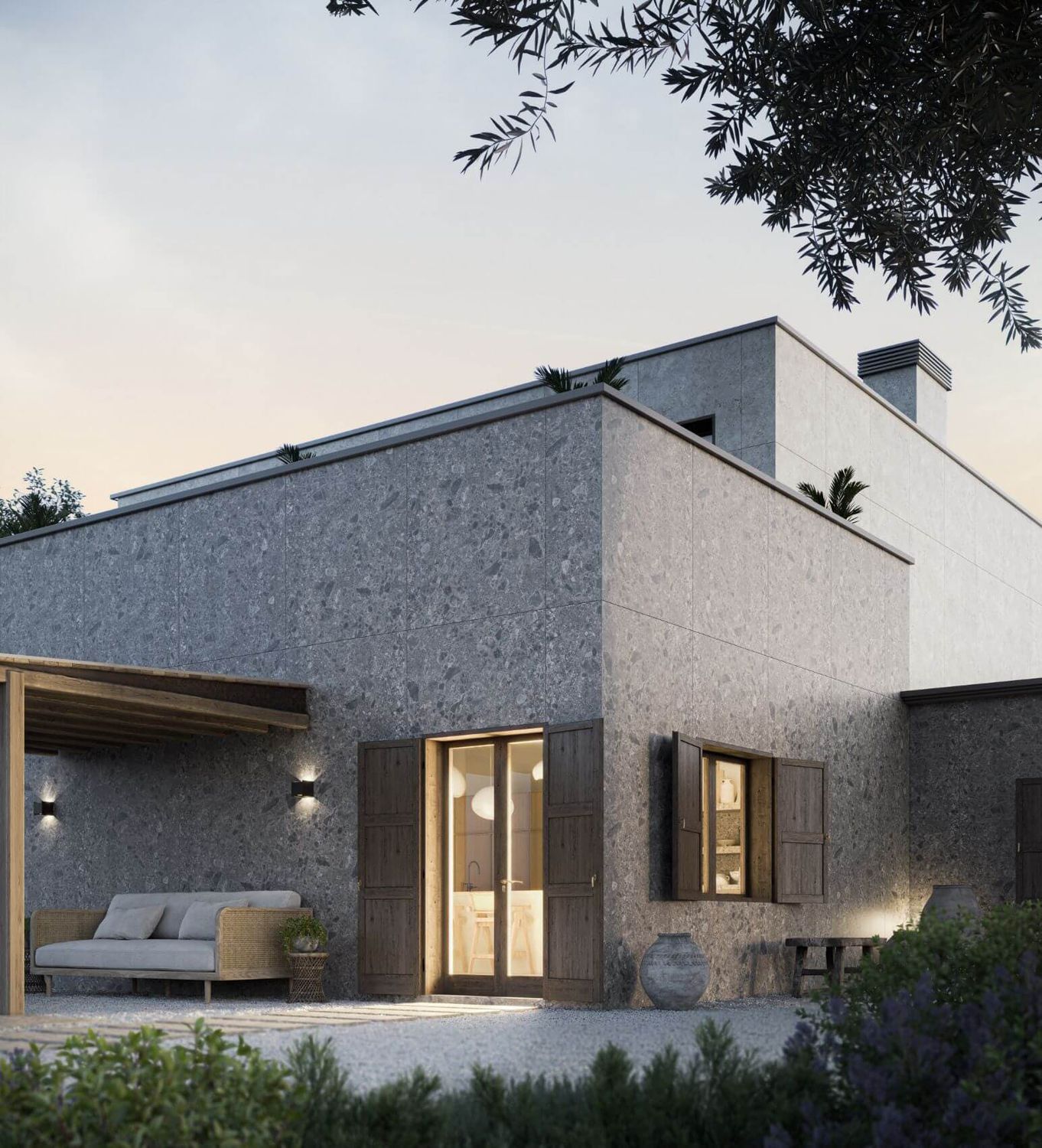 Flooring panel - Gk07 ceppo - Cosentino - for facade cladding / for ...