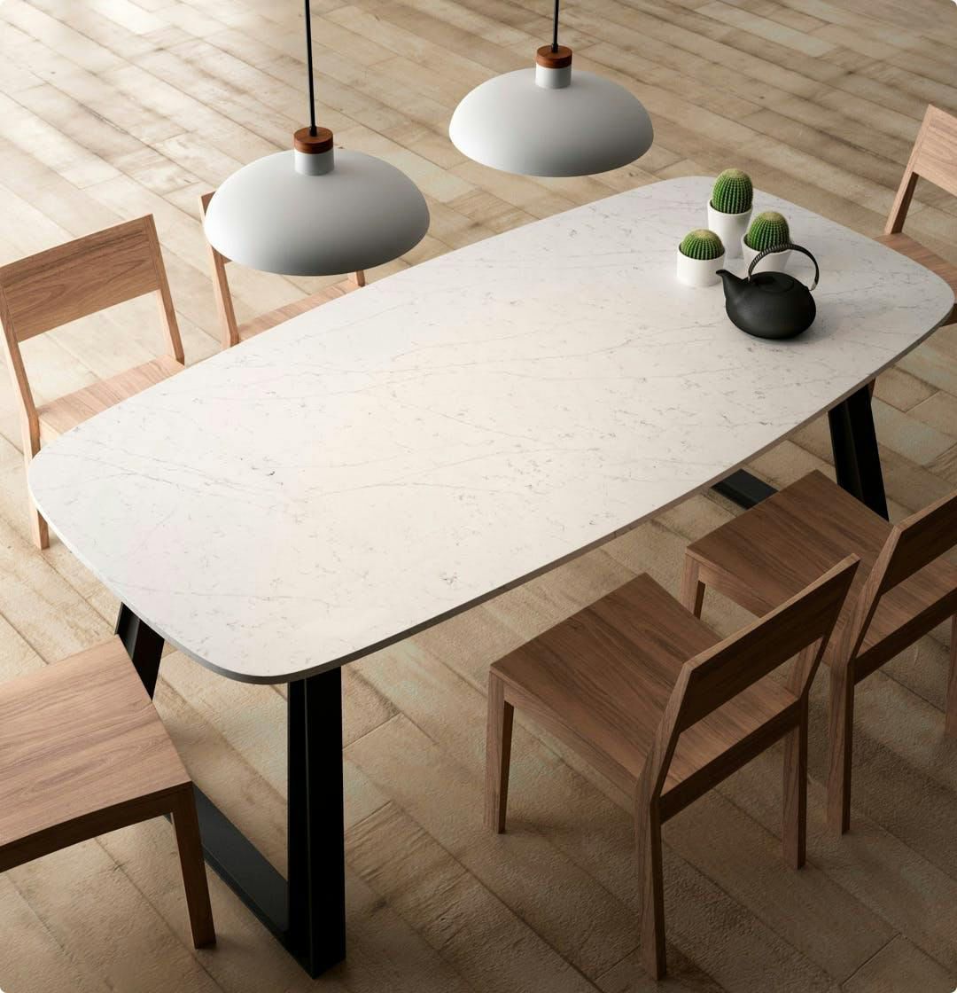 Silestone® table top - Ethereal Series - Cosentino - white