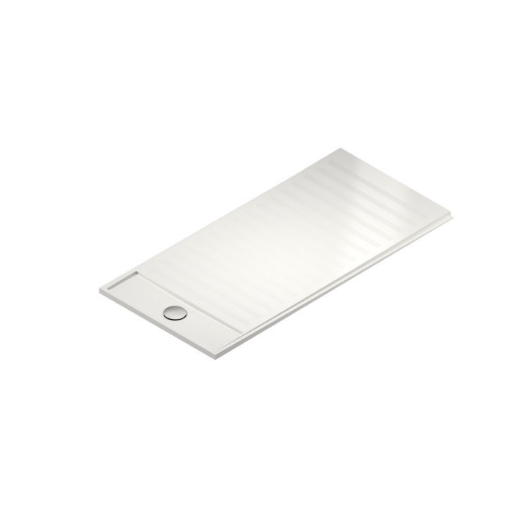 Rectangular shower base - wakka - Cosentino - above floor / Silestone ...