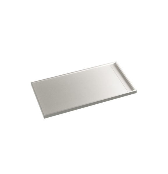 Rectangular shower base - Katral - Cosentino - above floor / Dekton® / non-slip