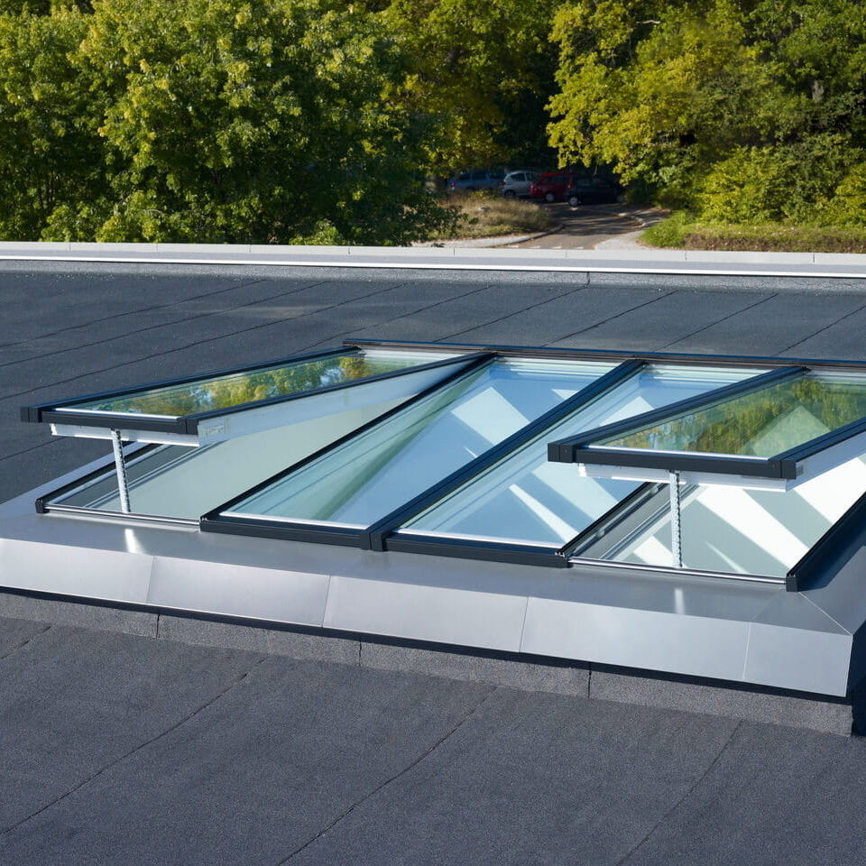 Interior skylight - VERRIÈRE - VELUX - electric / with skylight frame ...