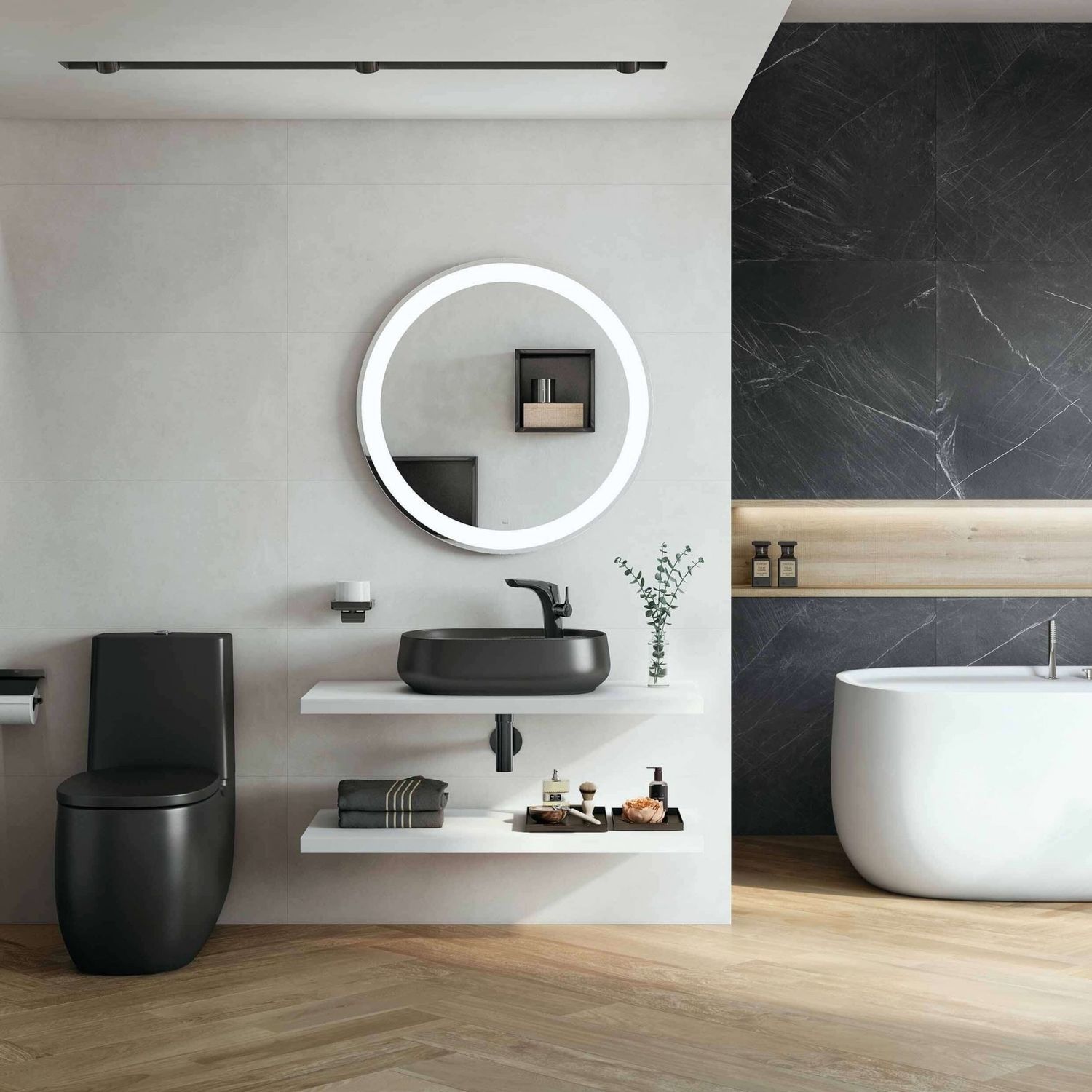 Indoor tile - MYSTERY - Roca Tile - bathroom / living room / poolside