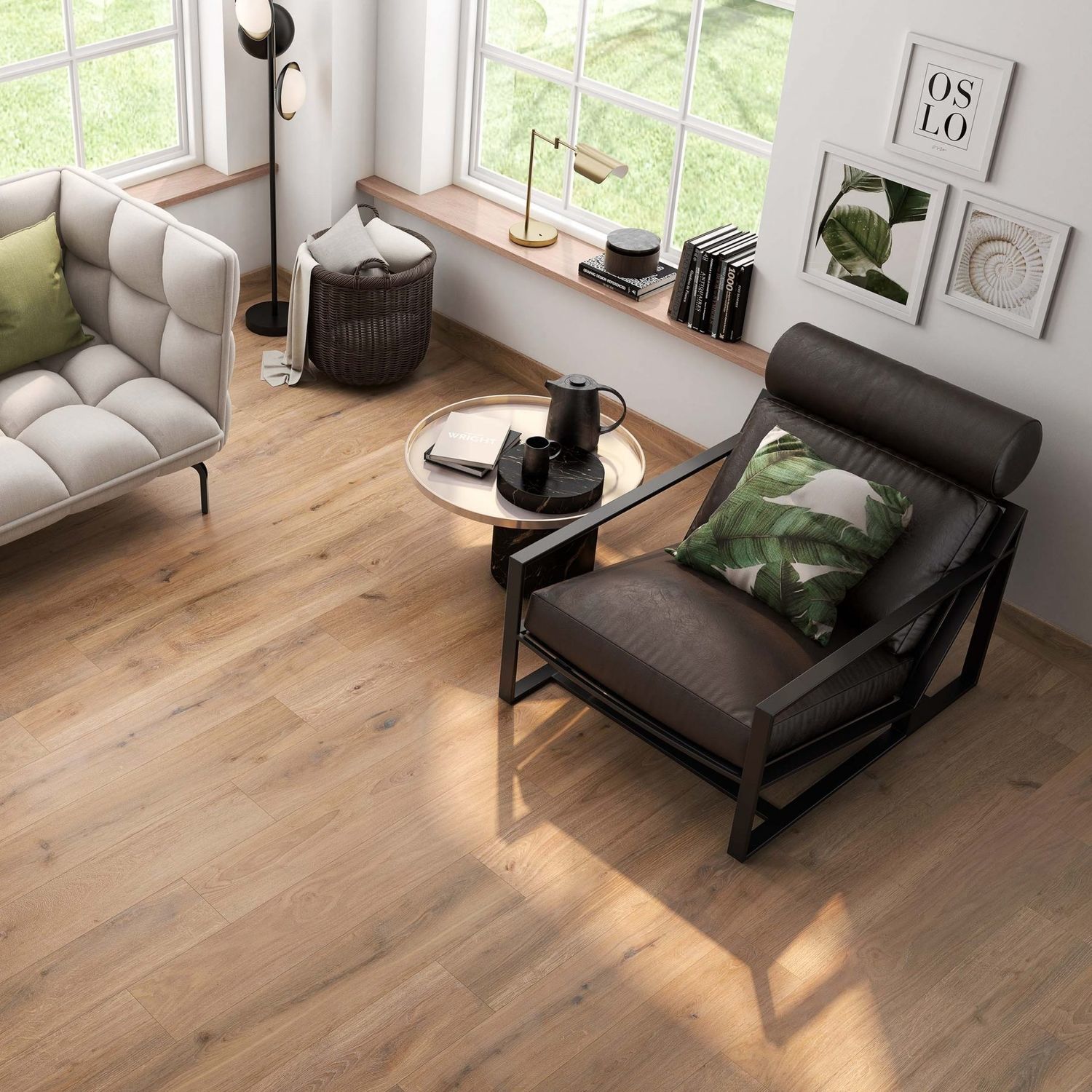 Indoor tile - PANAMA - Roca Tile - living room / kitchen / floor