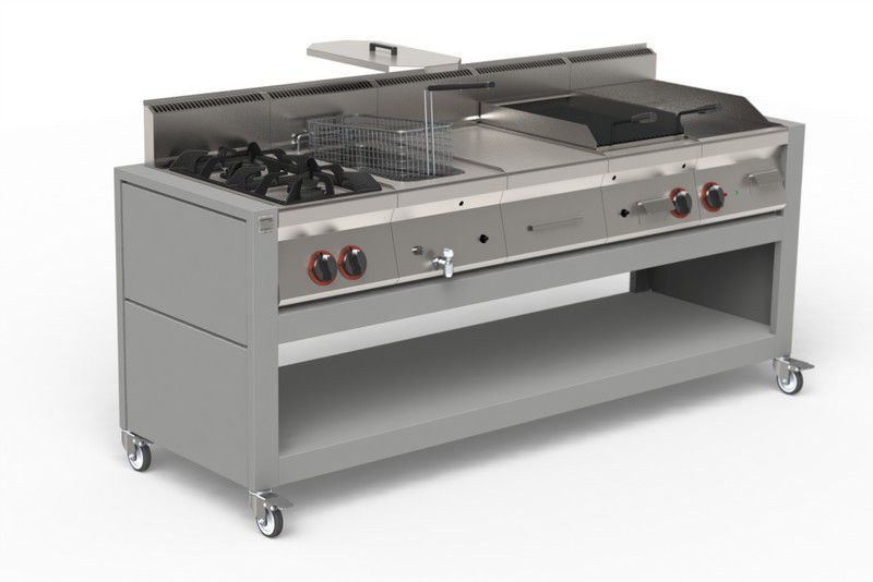 Outdoor kitchen - CUBE 2000 - FIVE STARS ITALY - contemporary ...