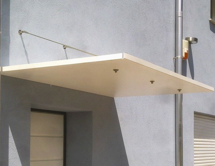 Door canopy - ALENA - FIVE STARS ITALY - for window / aluminium / steel