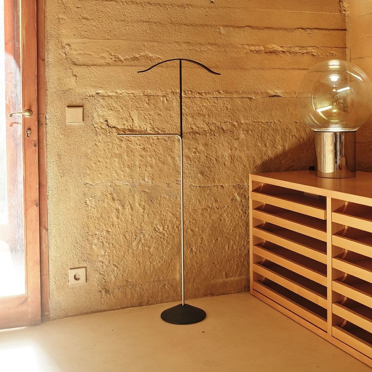 Floor-mounted valet stand - BATON - BD Barcelona Design - steel ...