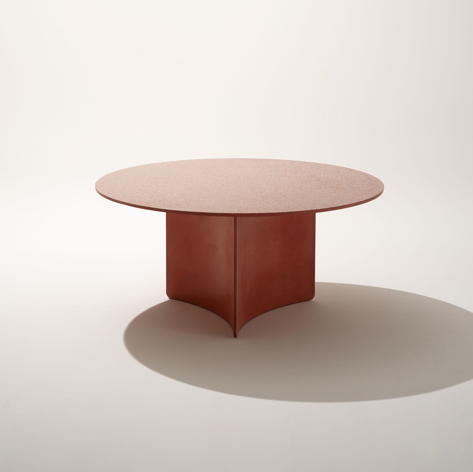 Contemporary dining table - ASPIC 160 - RODA - cement / cement base / round