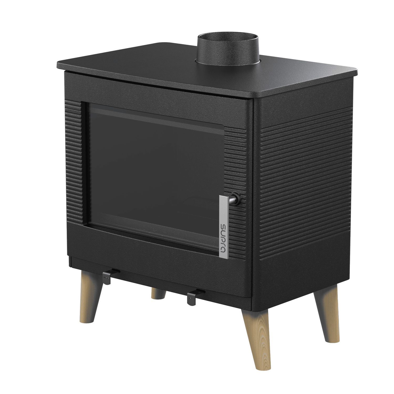 Wood heating stove - MARKUS - SUPRA FRANCE - 5 kW...10 kW / with legs ...