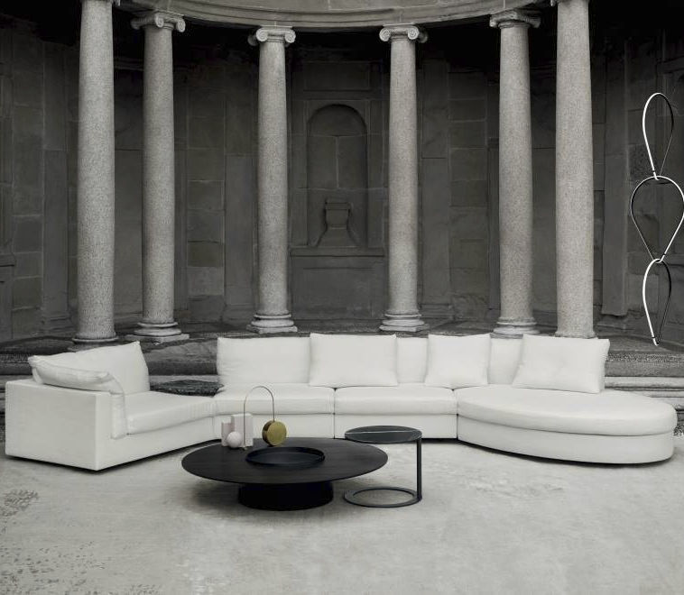 Modular sofa - FLOYD - Living Divani - contemporary / fabric / leather