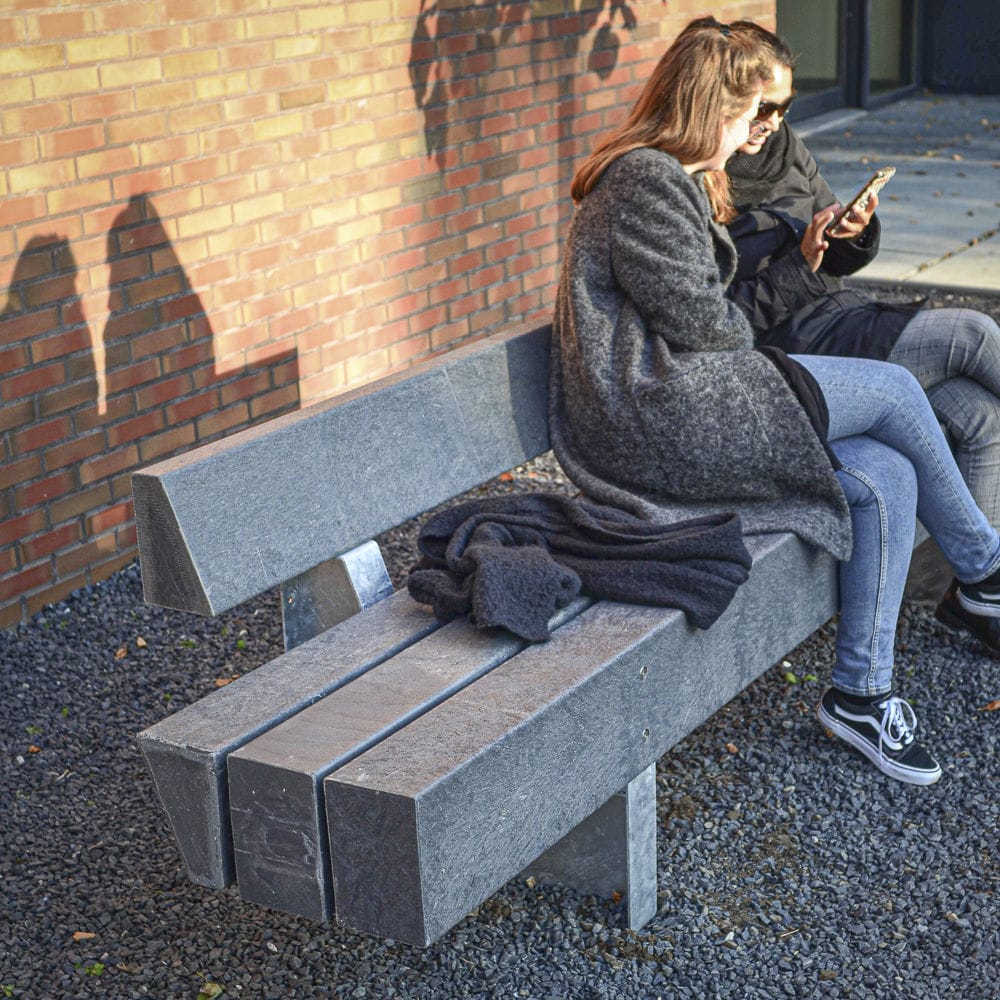 Contemporary public bench - HEAVY-HEAVY - Streetlife - wooden ...