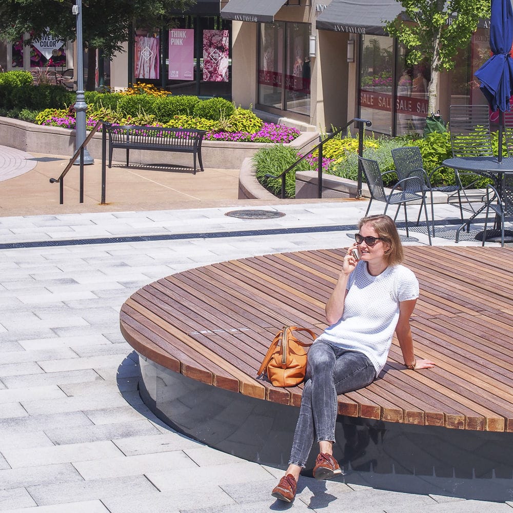 Contemporary public bench - SOLID PODIUM ISLES - Streetlife - COR-TEN ...