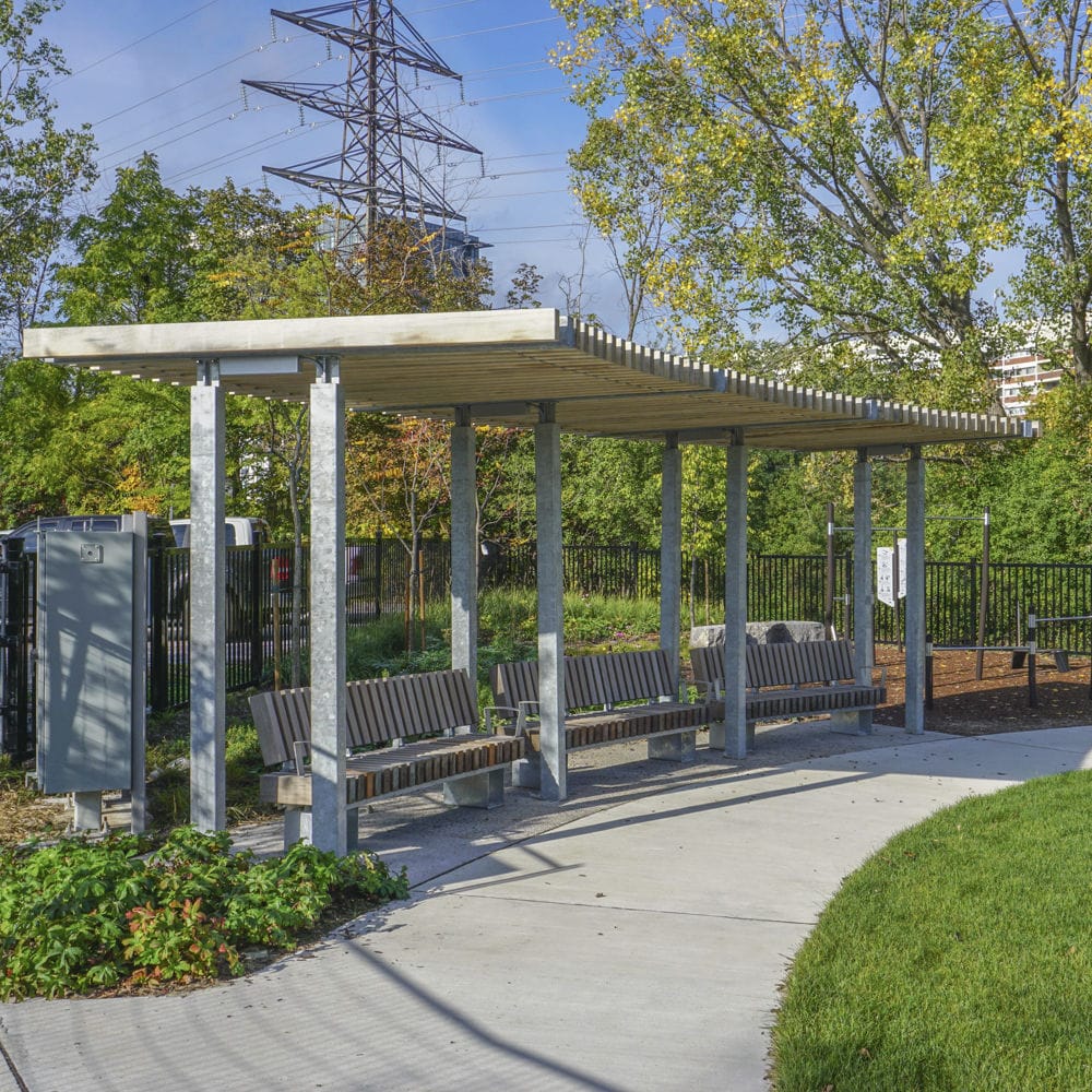 Public space shade structure - ROUGH&READY HOVER - Streetlife