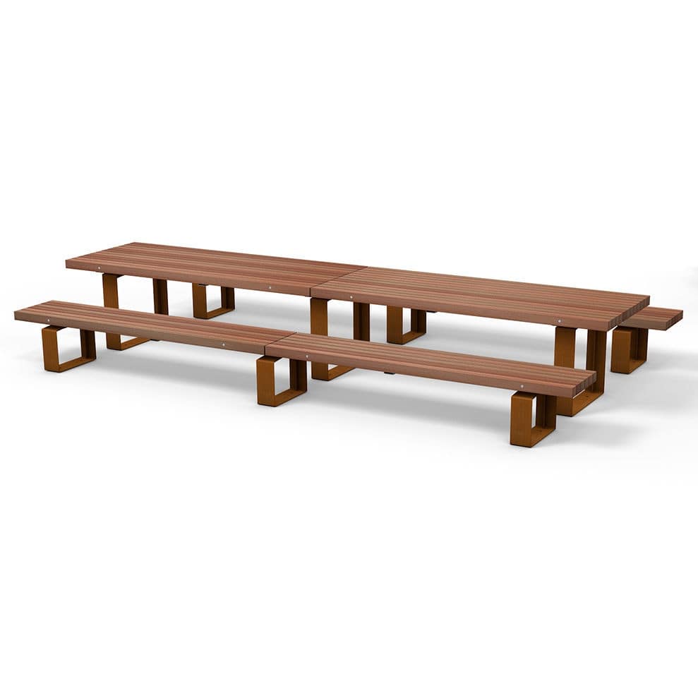 Contemporary picnic table - Solid Meet&Work - Streetlife - wooden ...