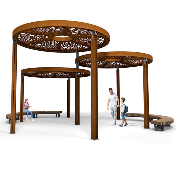 Public space shelter - ENSEMBLE CIRCLE - Streetlife
