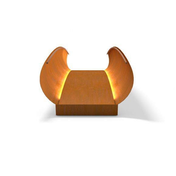 COR-TEN® steel walkway - COCOON - Streetlife - beam