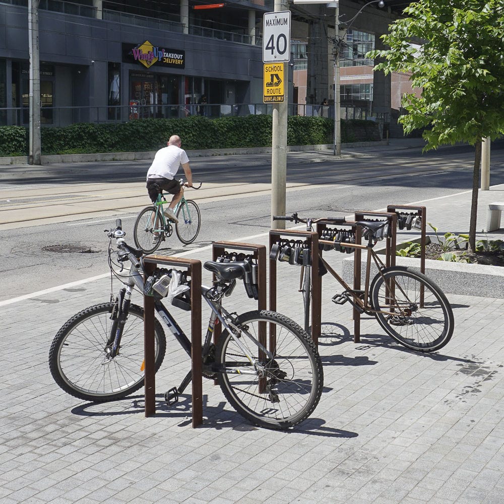 Floor-mounted bike rack - STRIP - Streetlife - for public space / COR ...