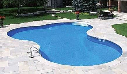 Wall swimming pool - LAGOON - Kafko Manufacturing - outdoor / in-ground ...