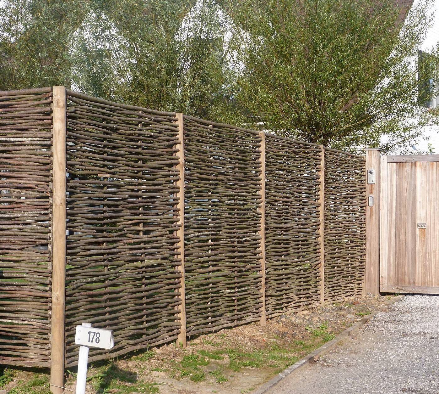 Fence with panels - ECOWOOD NATURE - FOREST AVENUE - garden / for green ...
