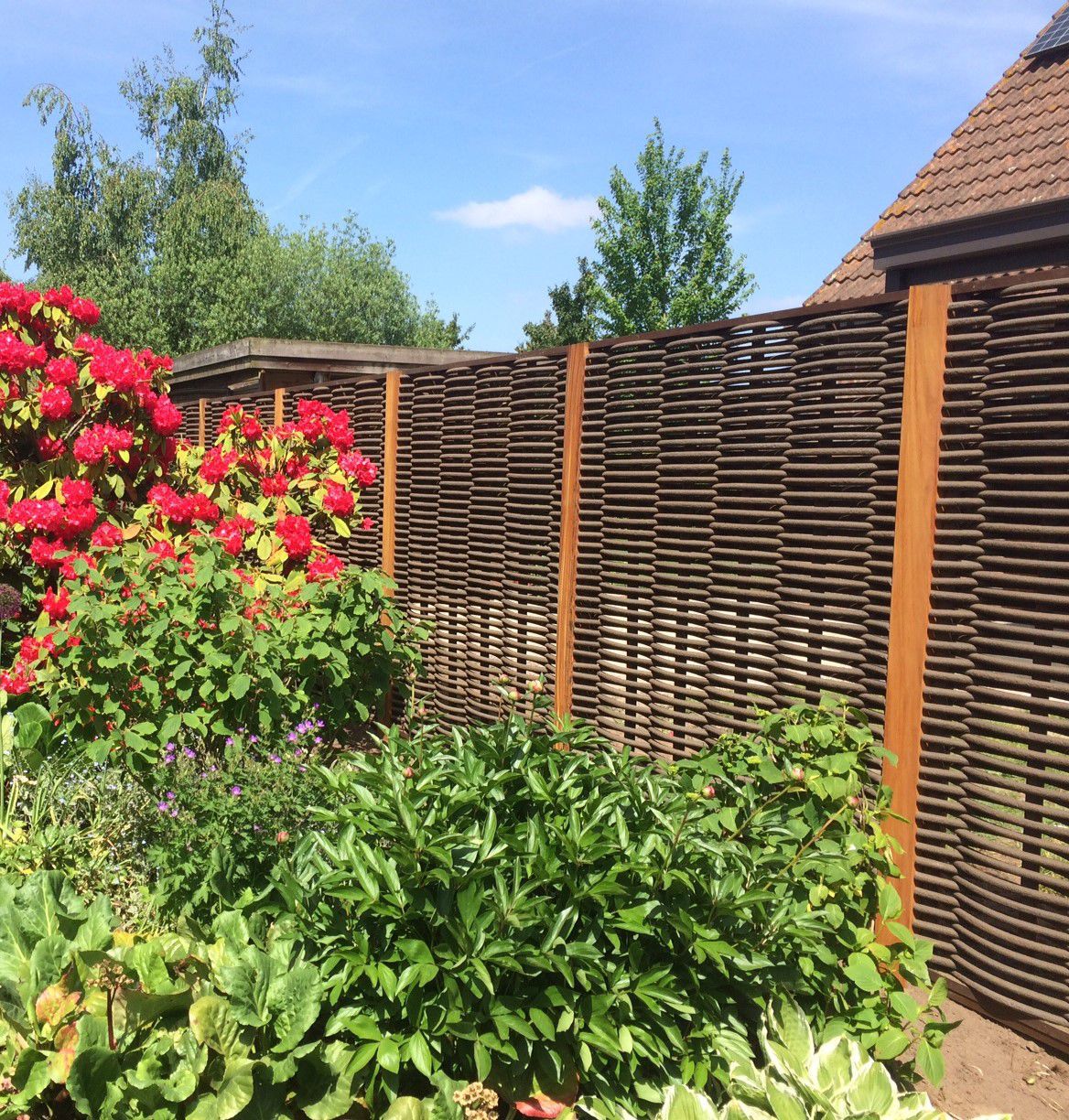 Panel fence - ECOWOOD PANEL - FOREST AVENUE - garden / for green spaces ...