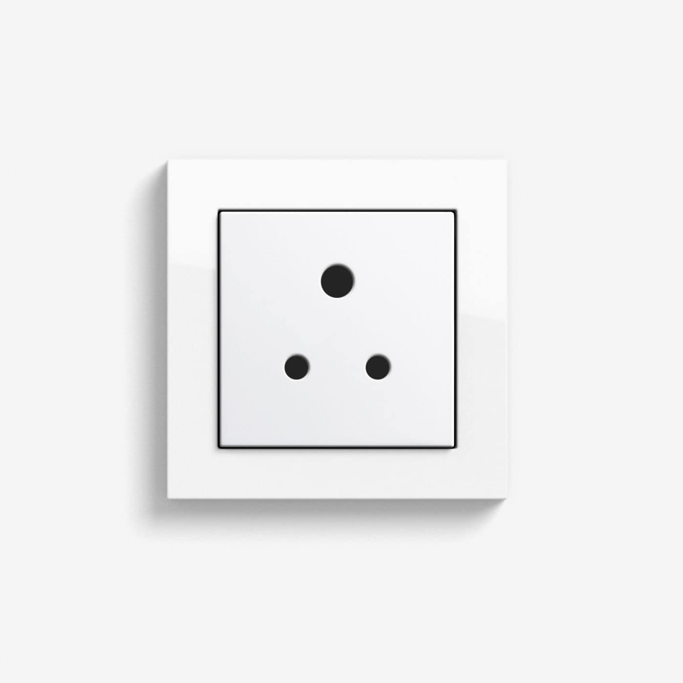 Power socket - BS 546 - Gira - wall-mounted / glass / contemporary