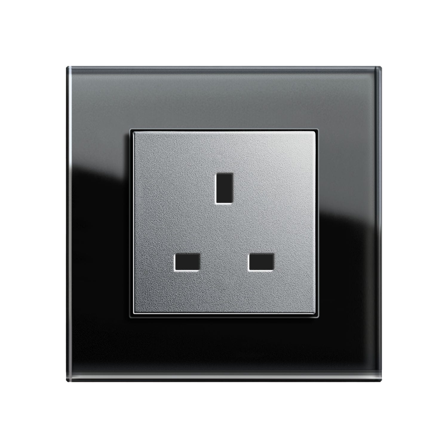 Power socket - BRITISH STANDARD (BS 1363-2) - Gira - recessed / glass ...