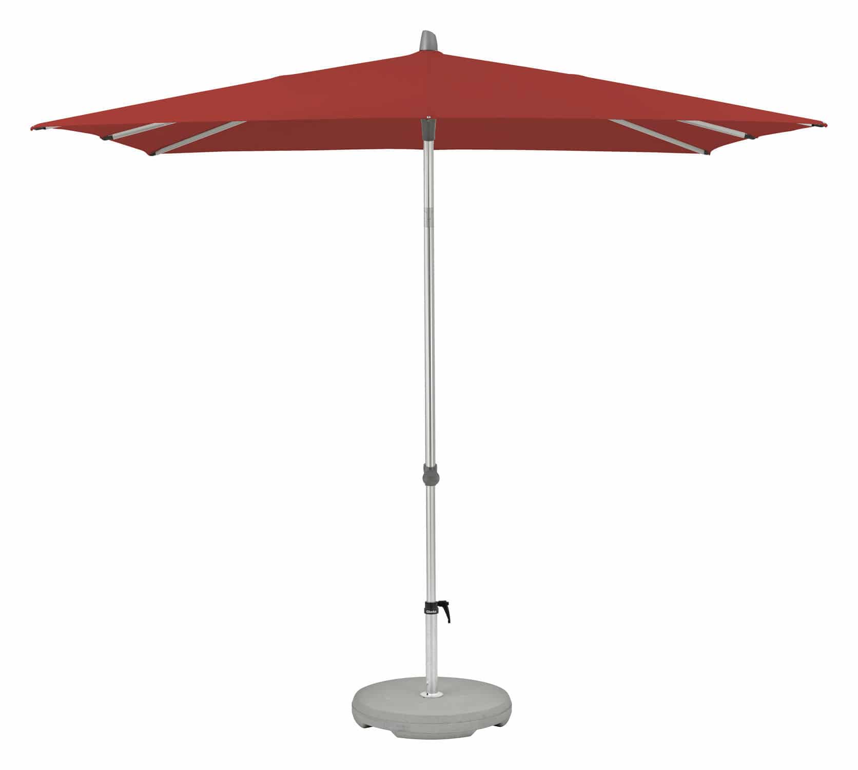 Square parasol - ALU-SMART - GLATZ AG - round / rectangular / mast-centered
