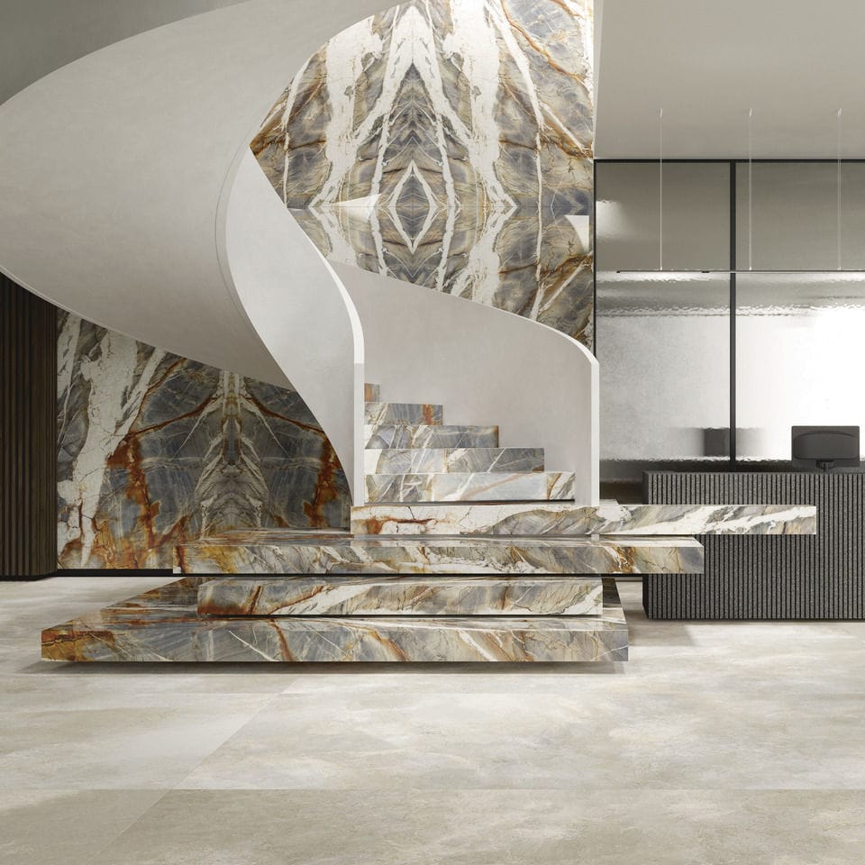 Porcelain stoneware tile - TEMPEST - Ariostea - matte / indoor / living ...