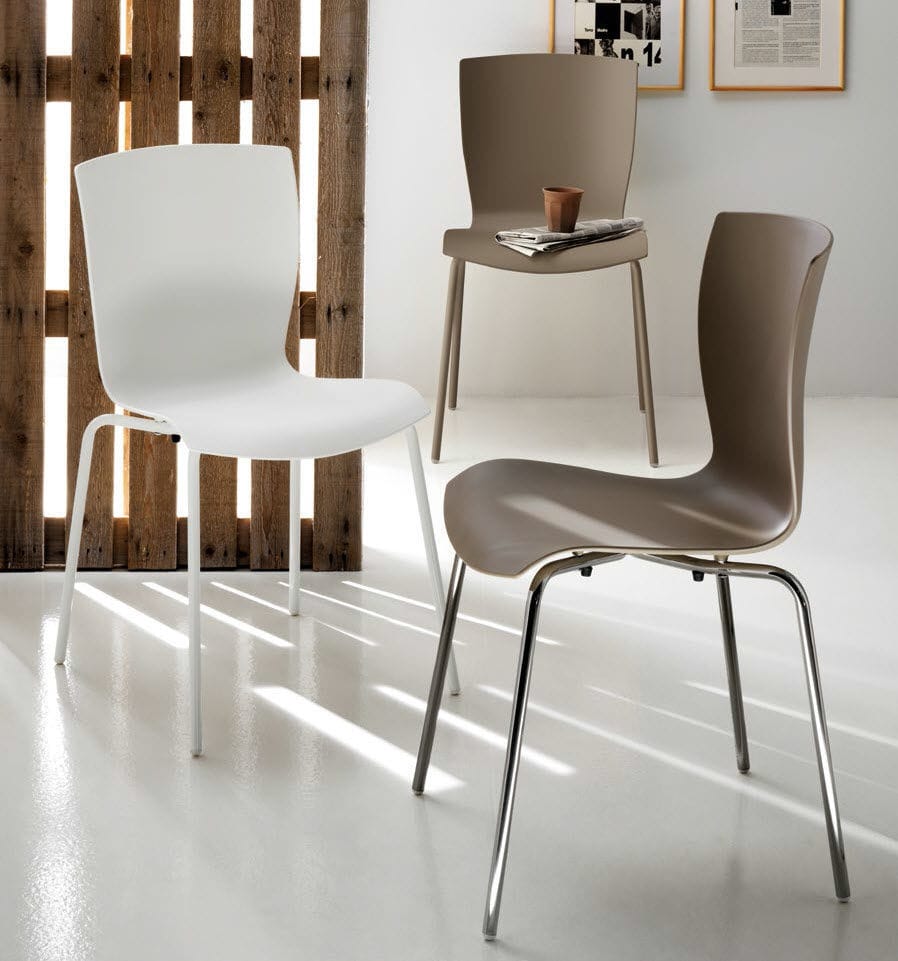 Contemporary chair - CHATTY - SCAVOLINI - indoor / polypropylene ...