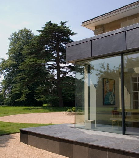 Laminated glass panel - INVISIBLE CORNER - Cantifix - transparent / for ...