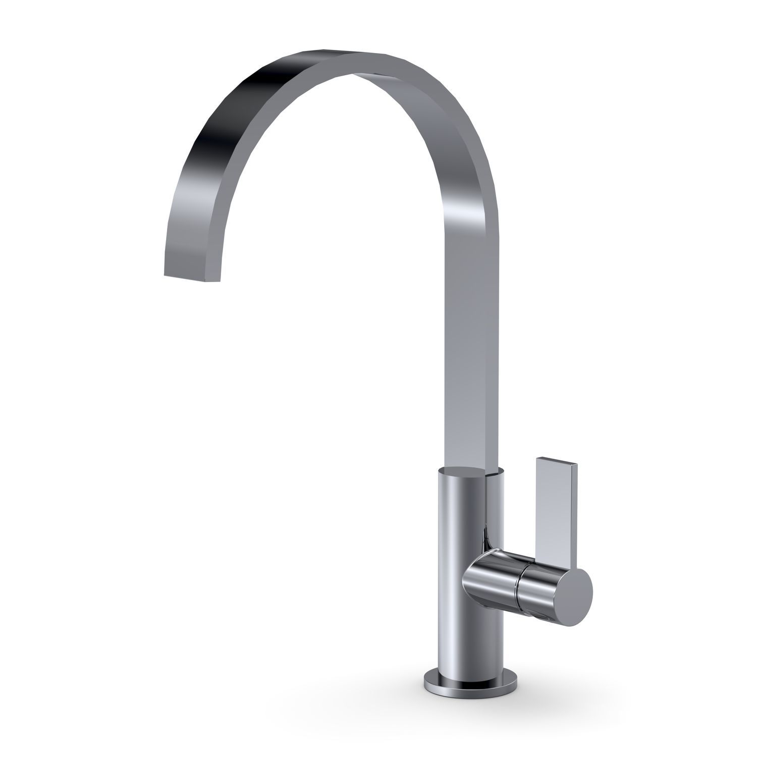 Countertop mixer tap - 1/2 CIRCLE - 8480 001 - Foster spa - chrome ...