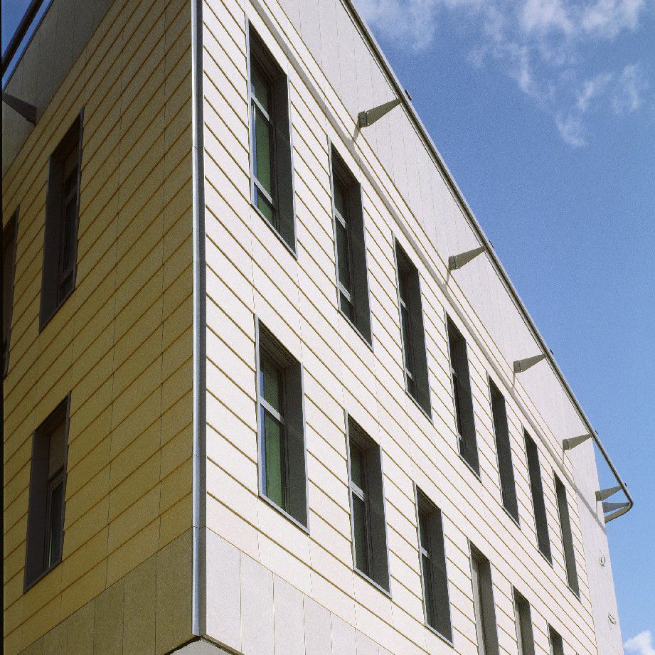 Ventilated facade cladding - TERRART® - NBK Keramik - panel / shingle ...