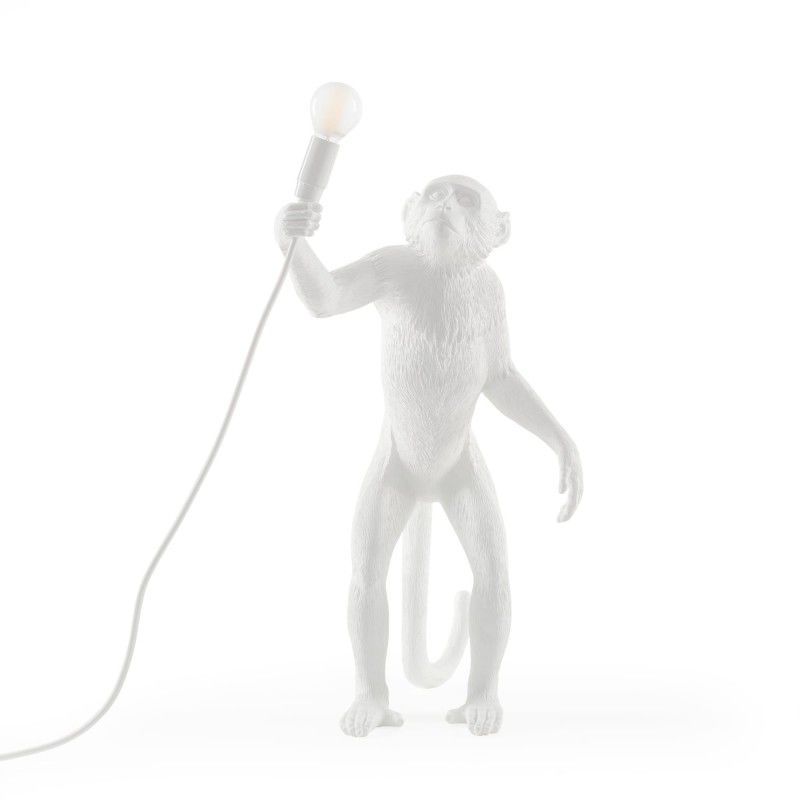Floor-standing lamp - MONKEY - SELETTI - resin / original design / corded