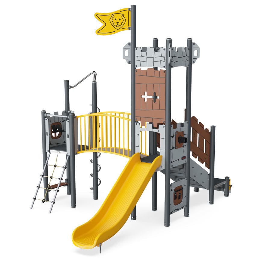 Playground structure - PCM201721 - KOMPAN - for public building ...