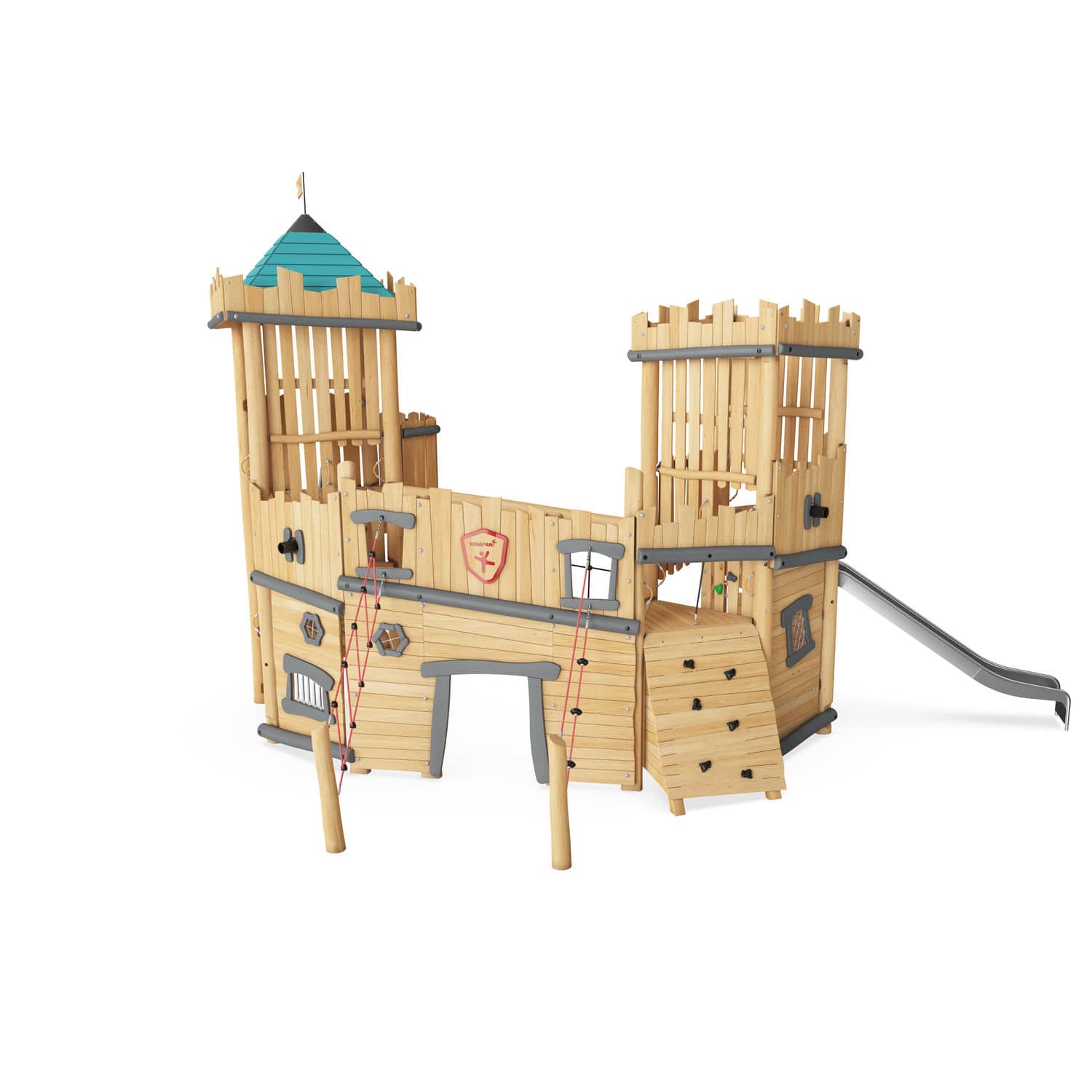 Playground play structure - NRO422 - KOMPAN - for public entity / for ...