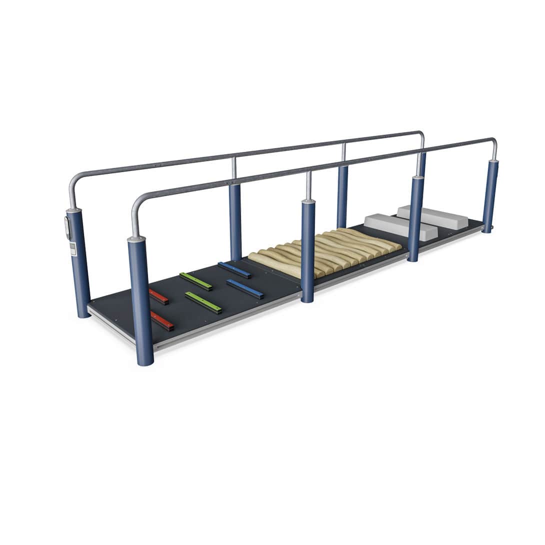 Commercial obstacle course - FSW224 - KOMPAN - walk ramp / stepper ...