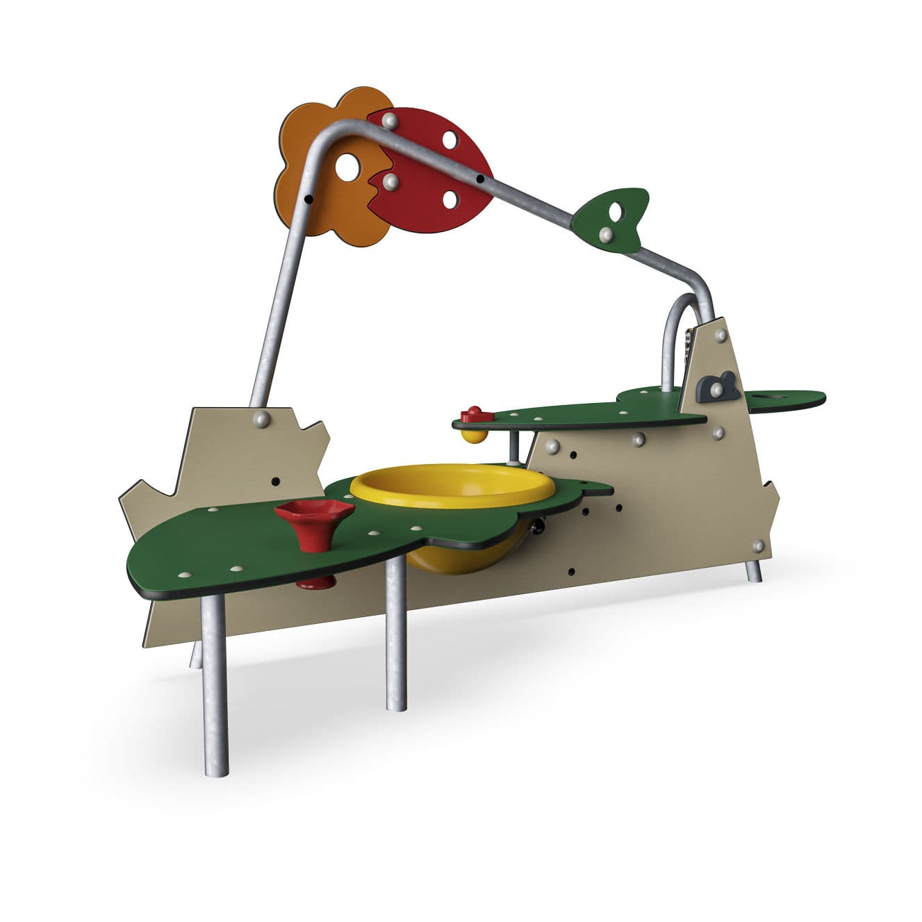 Playground structure - MSC5419 - KOMPAN - for public building / public ...