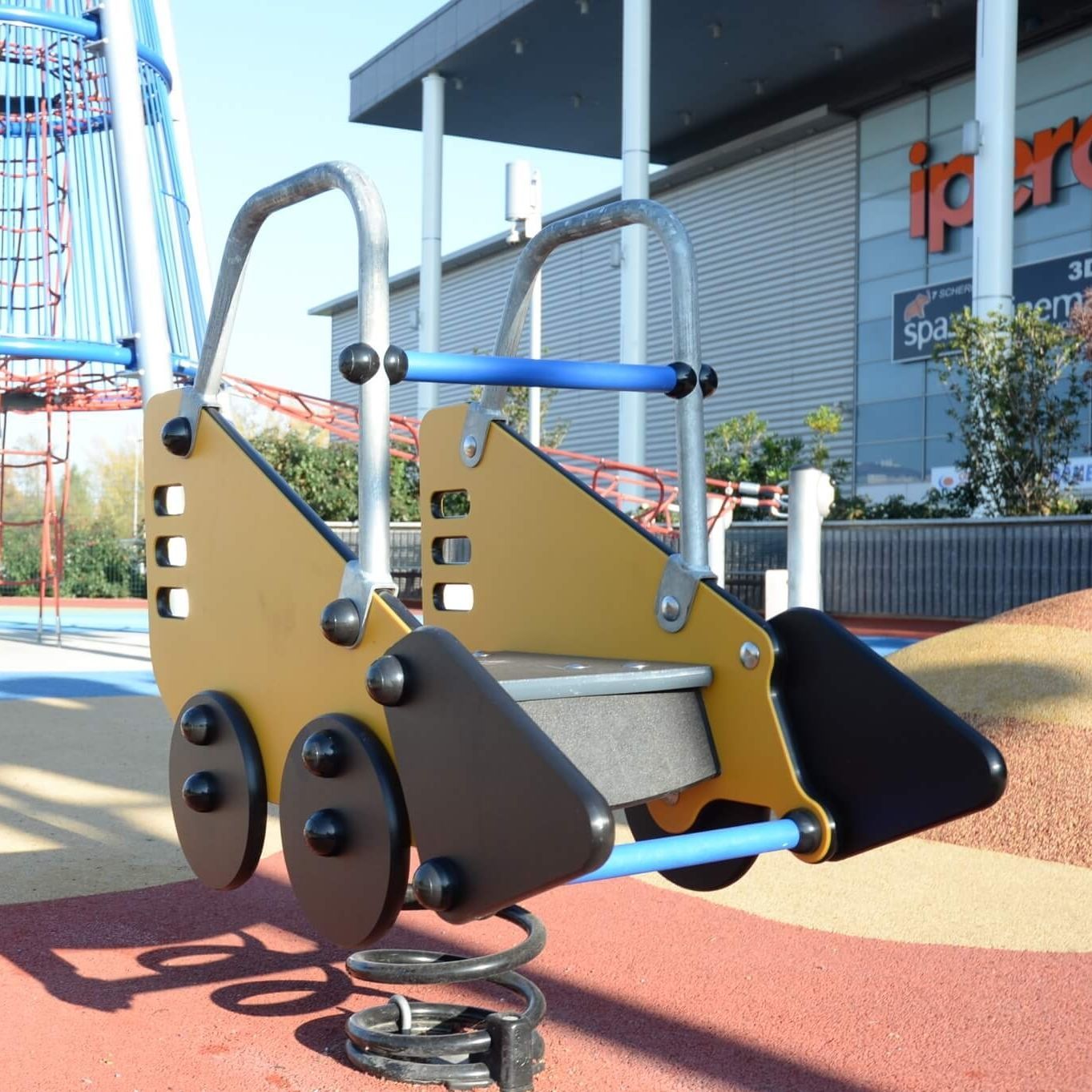 Plywood spring rocker - M171 - KOMPAN - transport / 1-seat